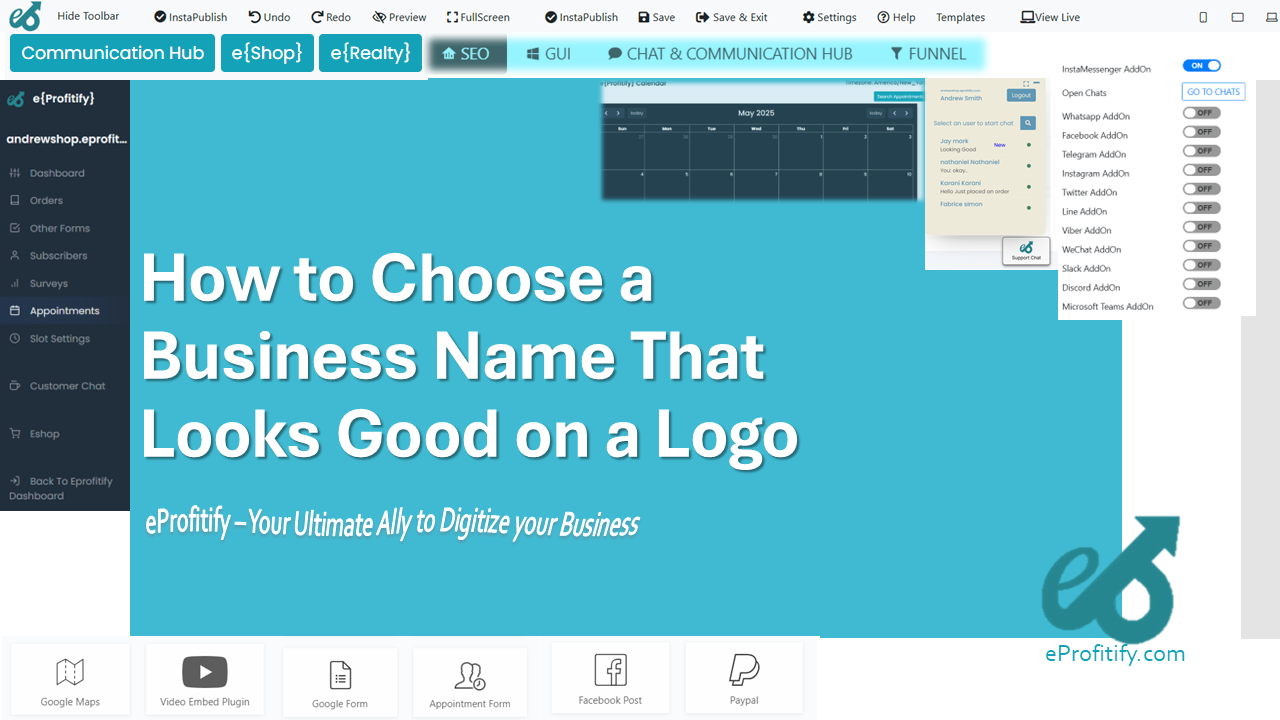 How to Choose a Business Name That Looks Good on a Logo