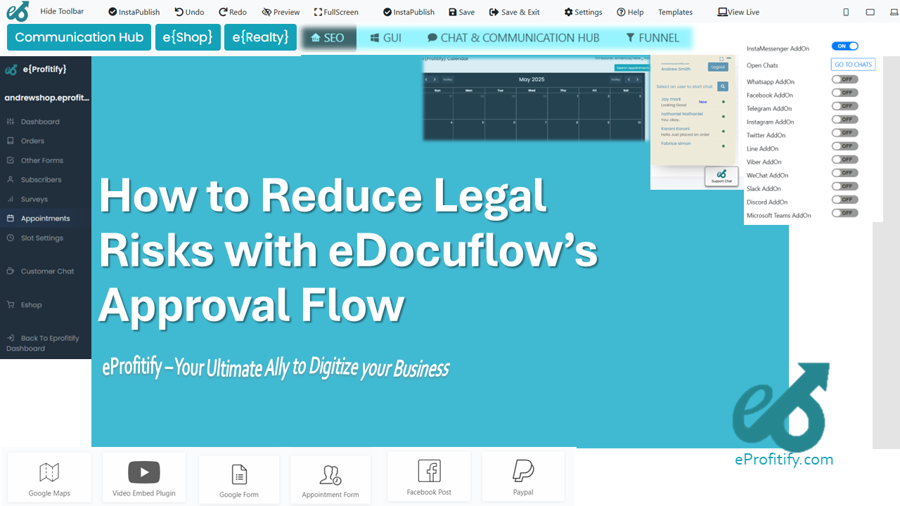 How to Reduce Legal Risks with eDocuflow’s Approval Flow