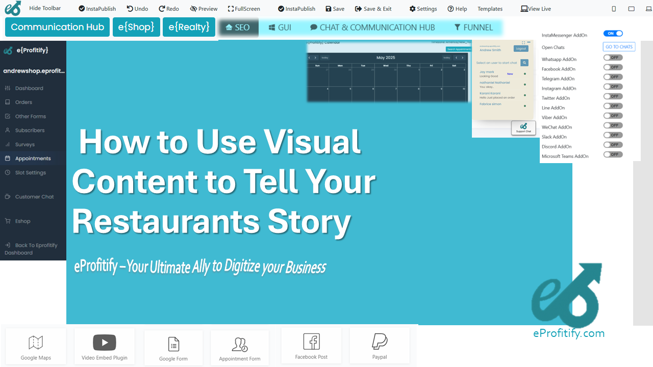 How to Use Visual Content to Tell Your Restaurants Story