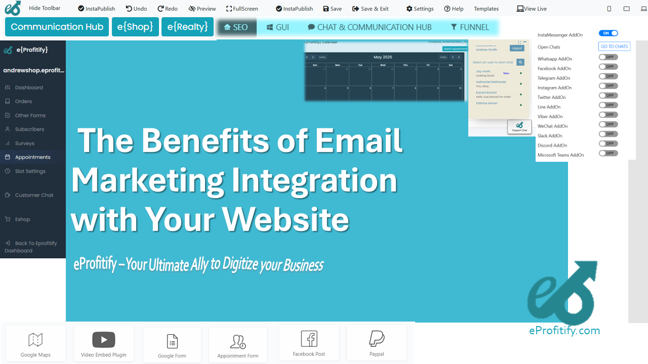 The Benefits of Email Marketing Integration with Your Website